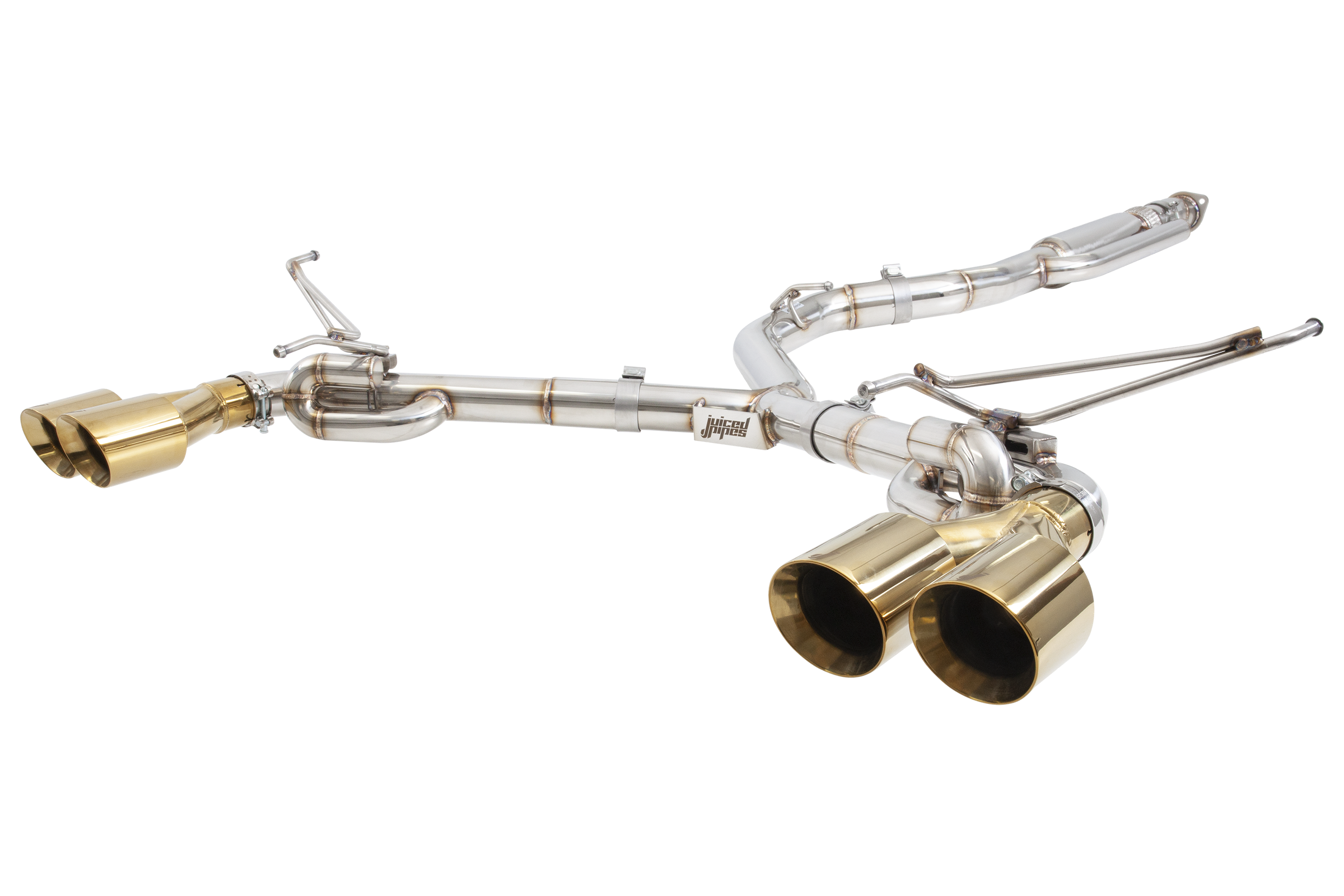 Subaru G3, VA, VB WRX & STI 3" Gold Tips Cat Back Exhaust – Juiced Pipes