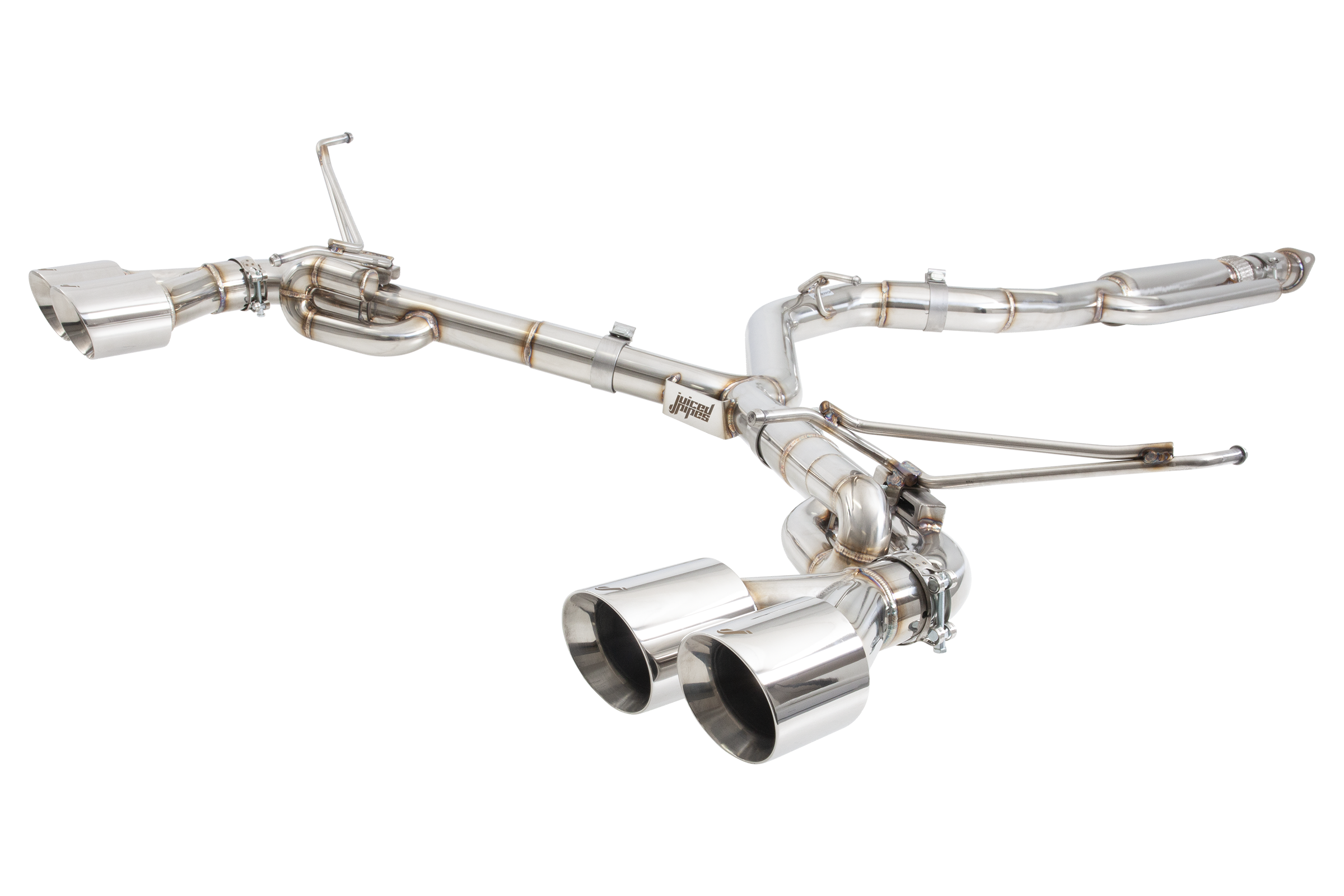 Subaru G3, VA, VB WRX & STI 3" Polished Tips Cat Back Exhaust – Juiced ...